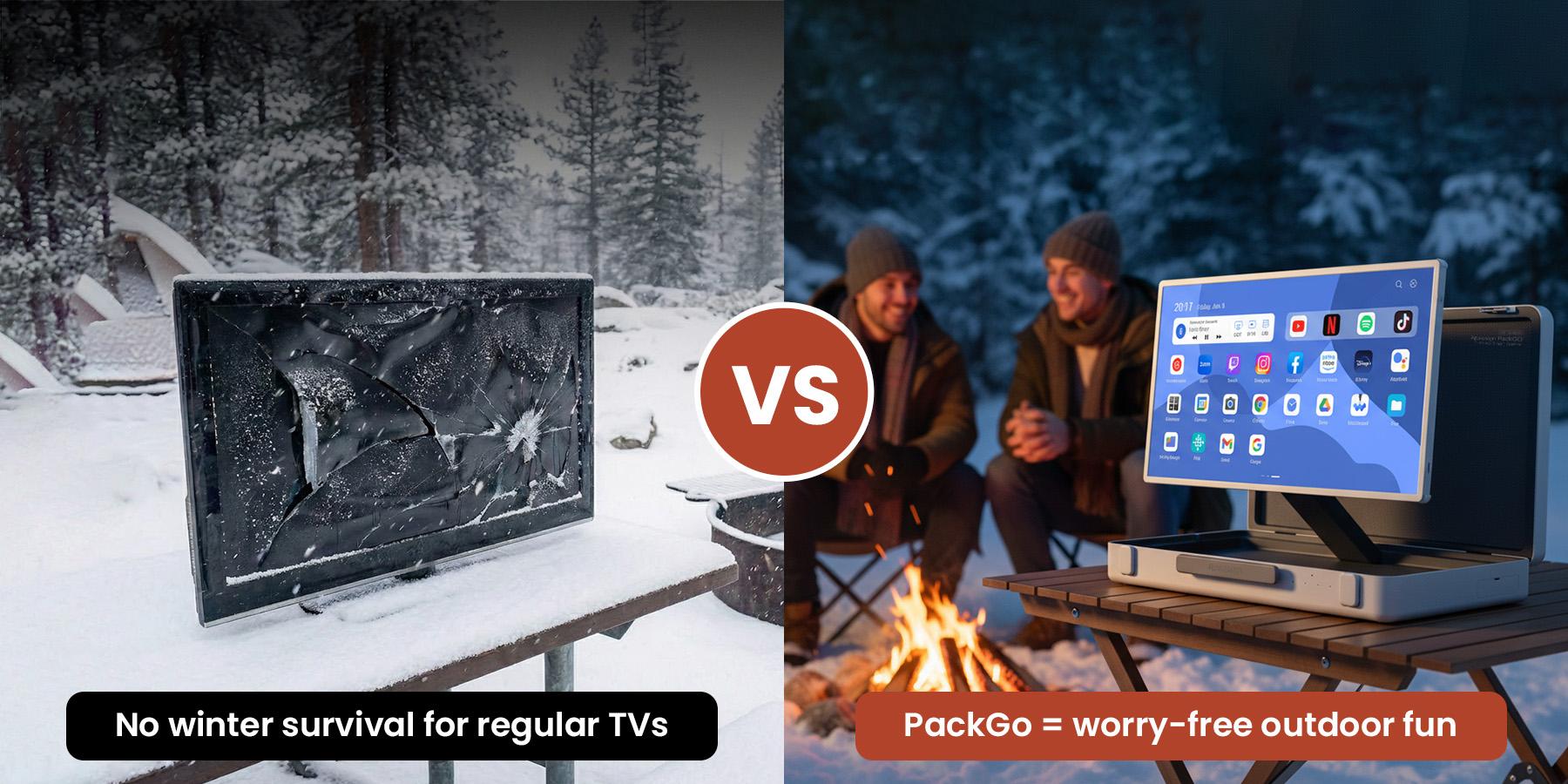 Can You Leave a TV Outside in the Cold?